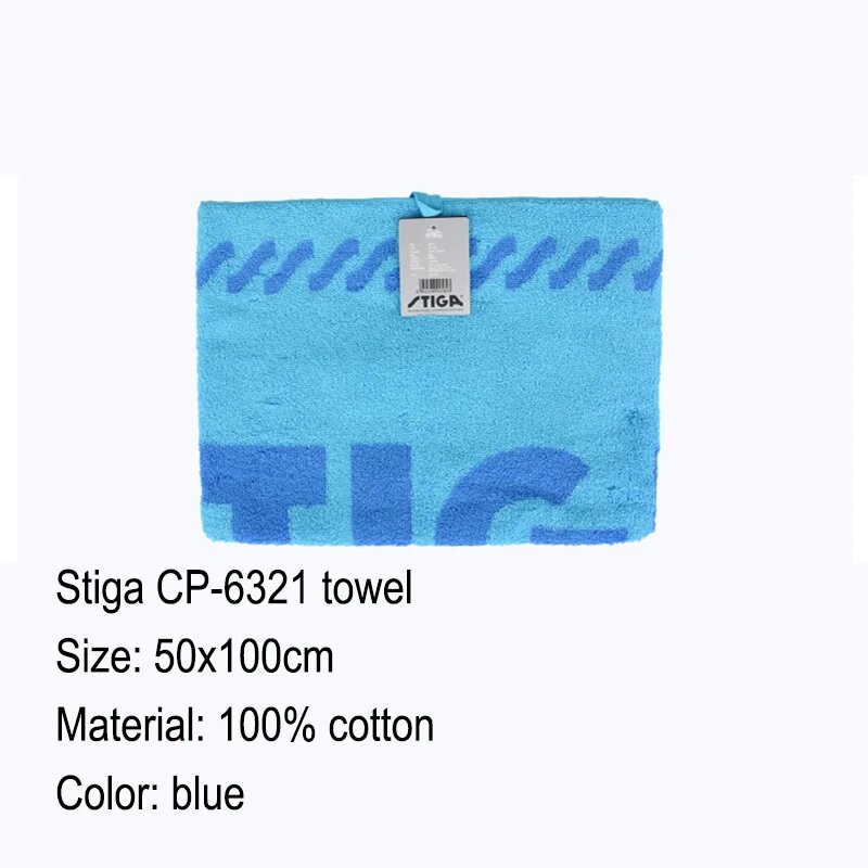Полотенце Stiga CP-6321, 50x100 см, синее