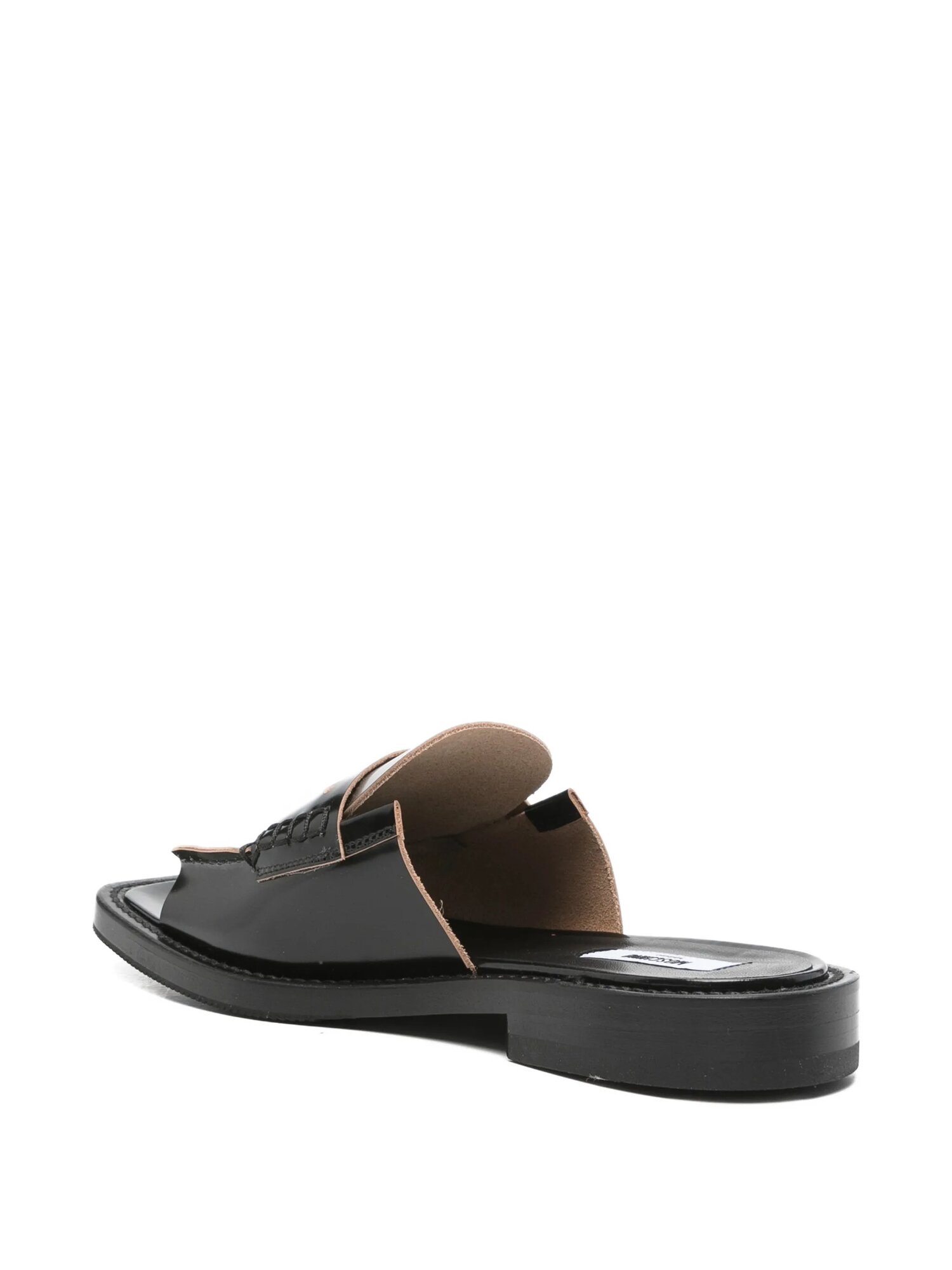 Босоножки MOSCHINO Square-toe flat sandals, размер 39 — фото 1