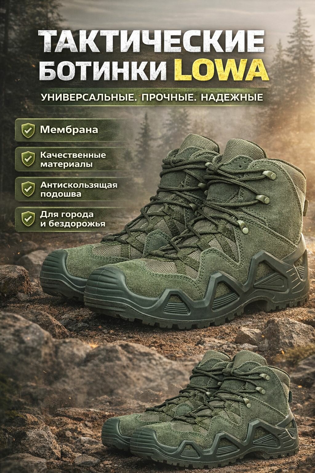 Ботинки берцы