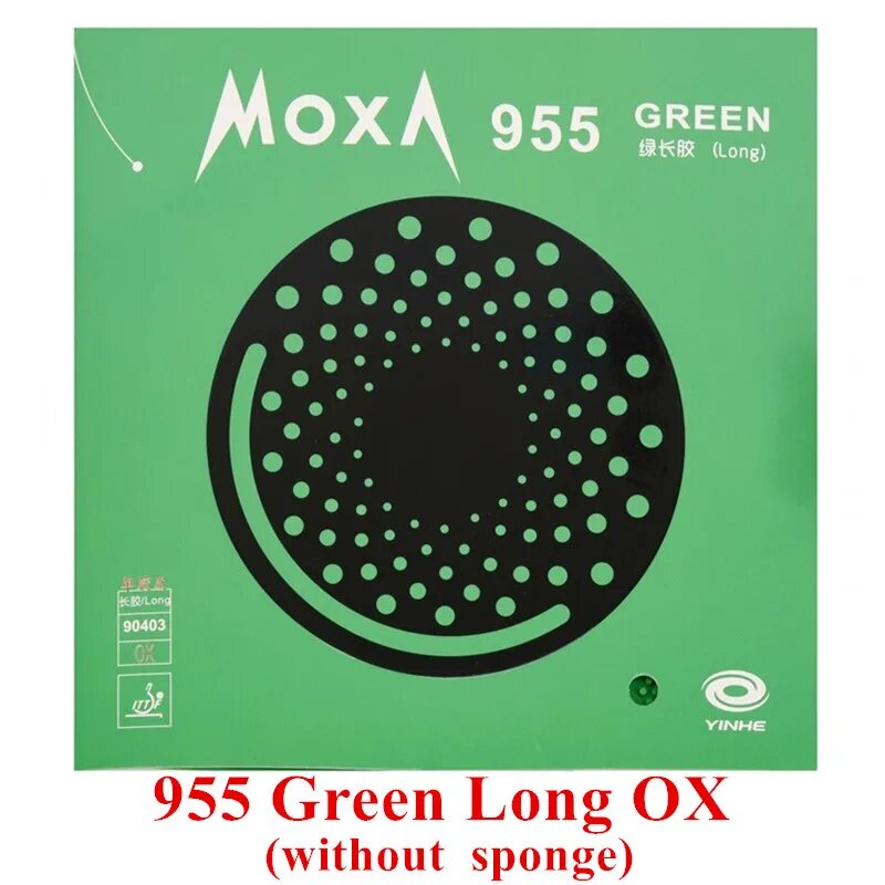 Nакладка для настольного тенниса YINHE MOXA 955 Green Long OX