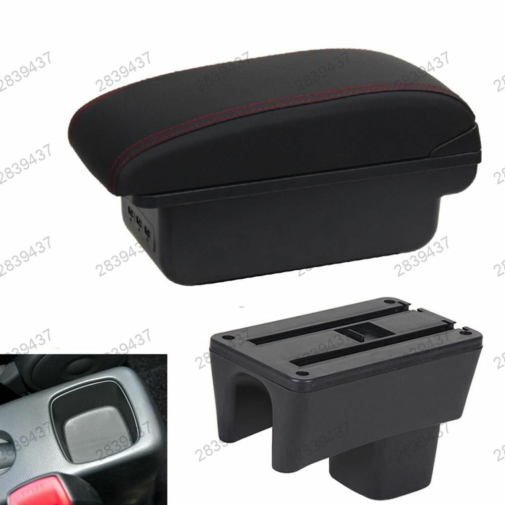Подлокотник‑ящик с USB для Suzuki Swift — вставной подлокотник за ручным тормозом, хранение мелочей в салоне