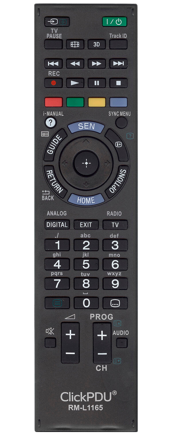 Универсальный пульт ClickPDU для телевизора SONY (RM-L1165)