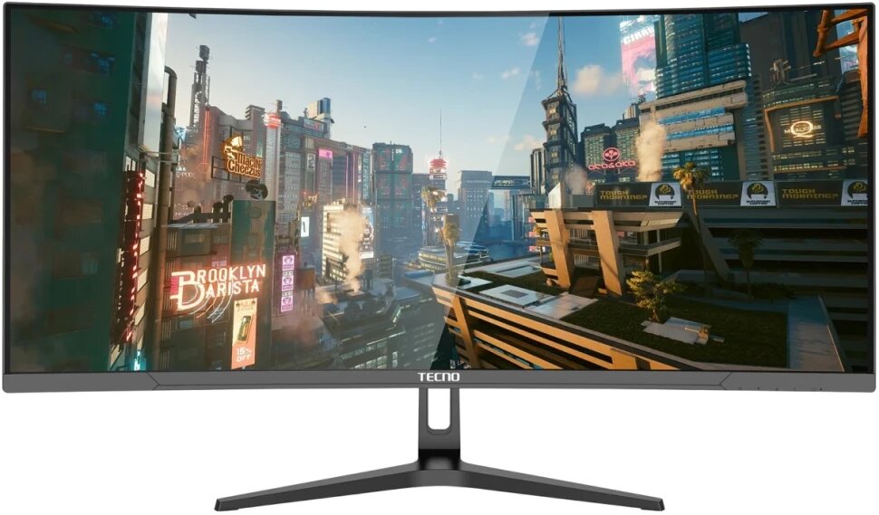 34" Монитор Tecno MegaView GT AXS34MK1, 3440x1440, 180 Гц, VA, 1 мс, ELED, RGB, черный