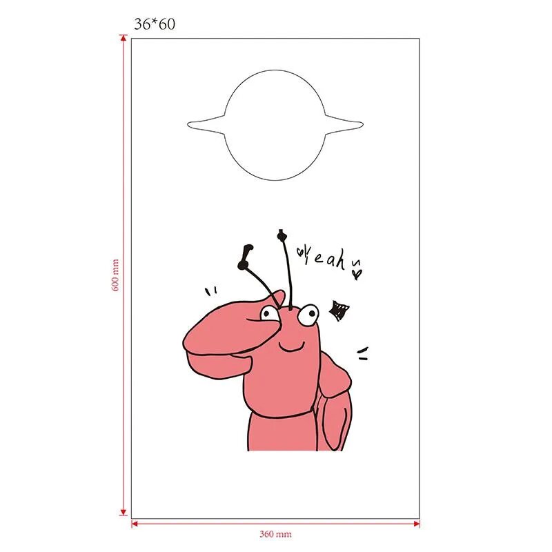 Нагрудник для ресторана ABS пластик 36x60см, 50шт.