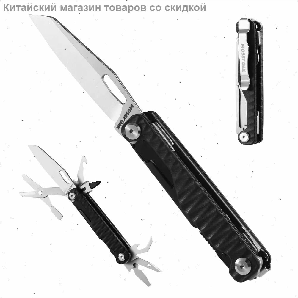 MOSSY OAK Многофункциональный складной нож 12 в 1