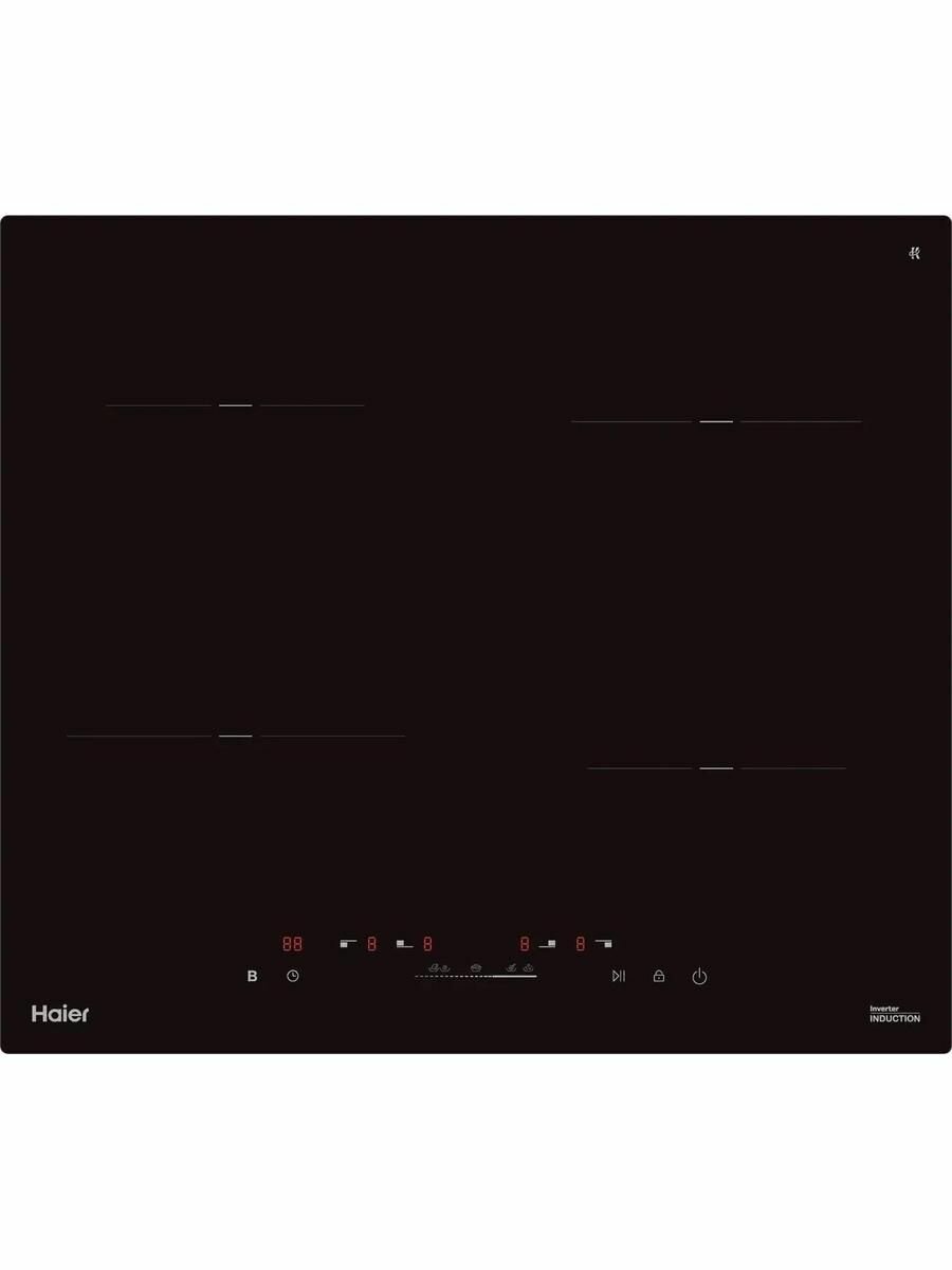 Варочная панель Haier HHK-Y64TB, стеклокерамическая, сенсорное управление