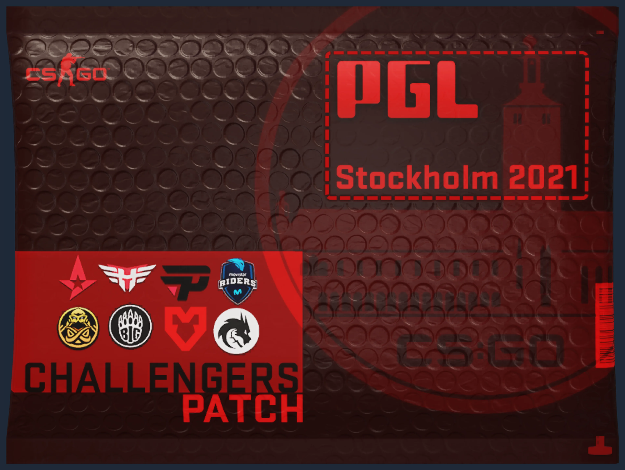 Набор нашивок претендентов PGL Major Stockholm 2021 Скины CS2 с быстрой автовыдачей steam trade