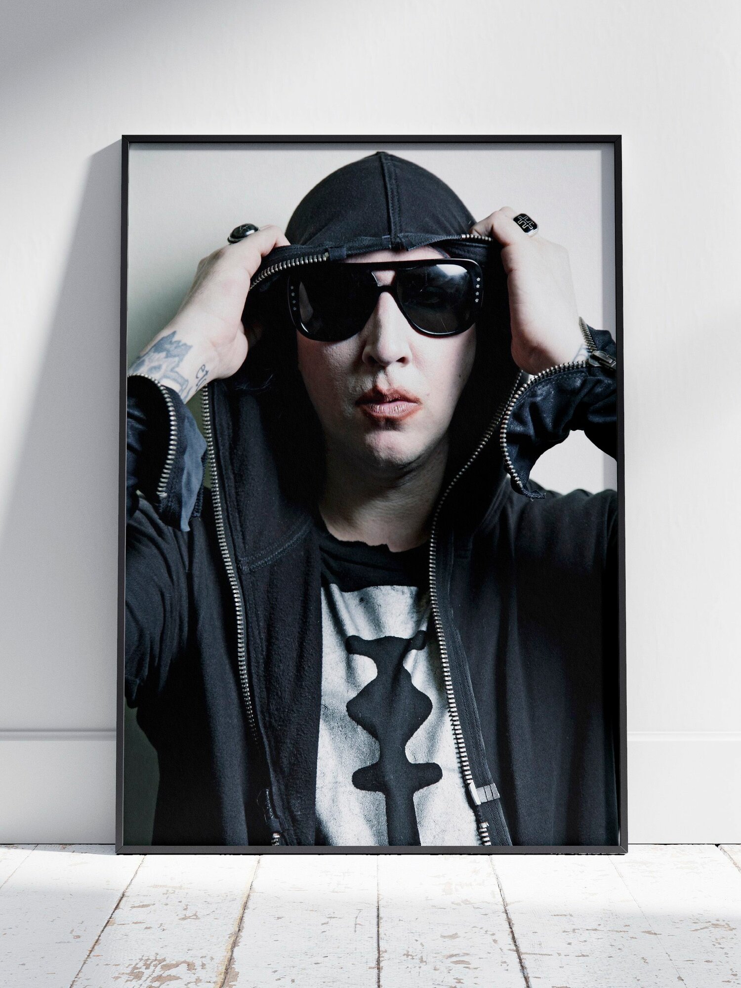 Плакат на стену для интерьера Мэрилин Мэнсон (Marilyn Manson 23) - Постер по музыке и артисту формата A4 (21x30 см)