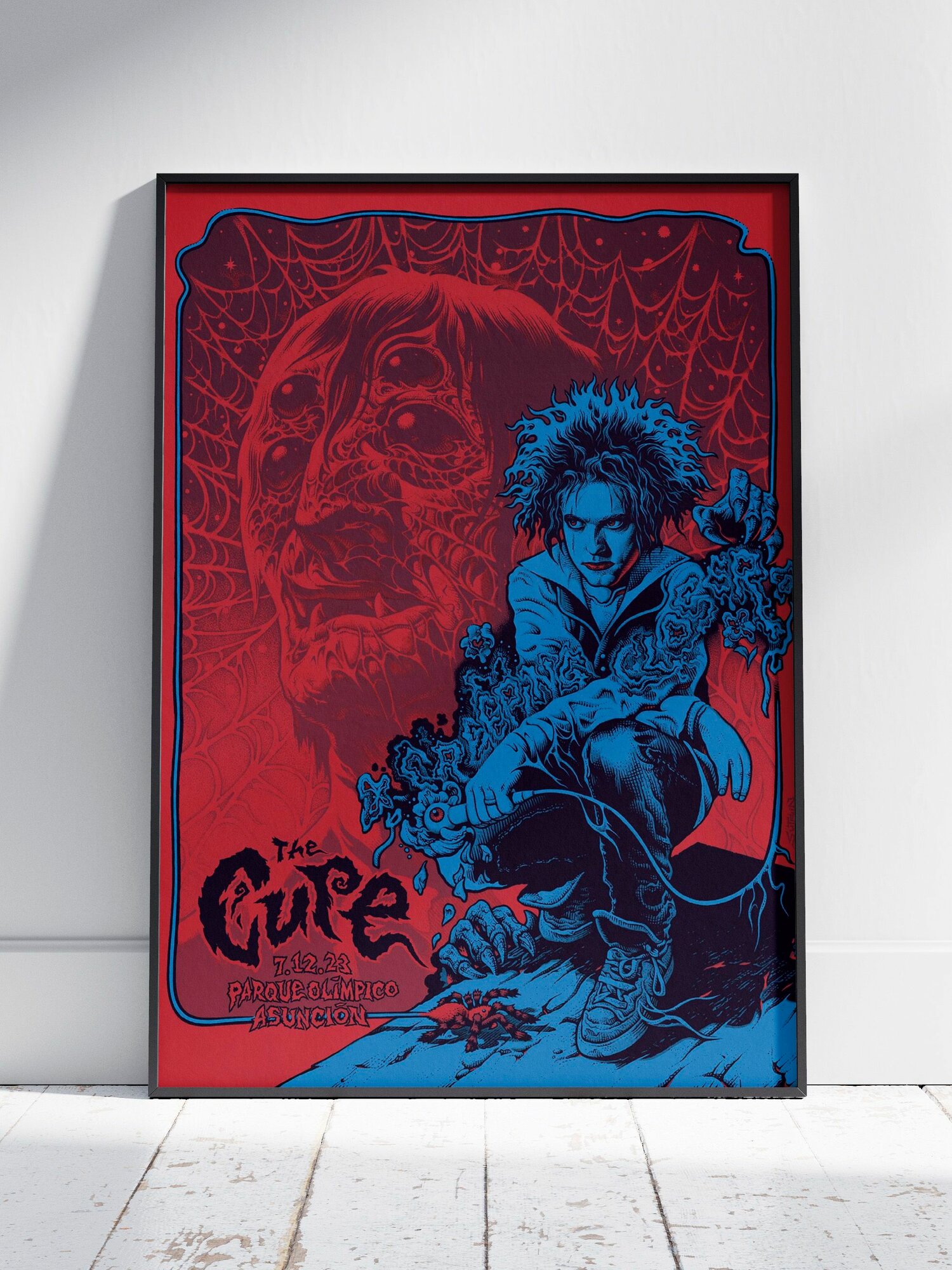 Плакат на стену для интерьера Кьюр (The Cure 5) - Постер по музыке и артисту формата A4 (21x30 см)