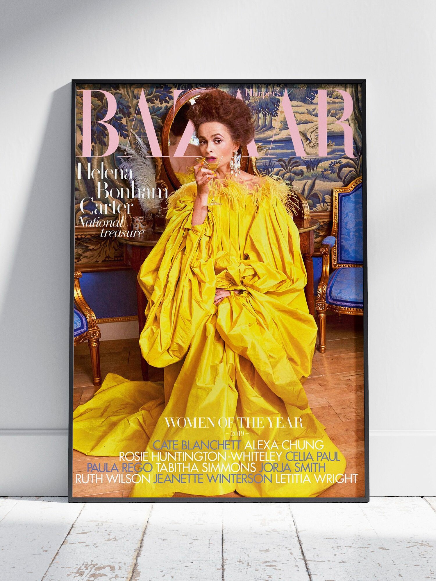 Плакат на стену для интерьера Хелена Бонем Картер (Helena Bonham Carter 46) - Постер по актеру фильма, кино, сериала формата A4 (21x30 см)