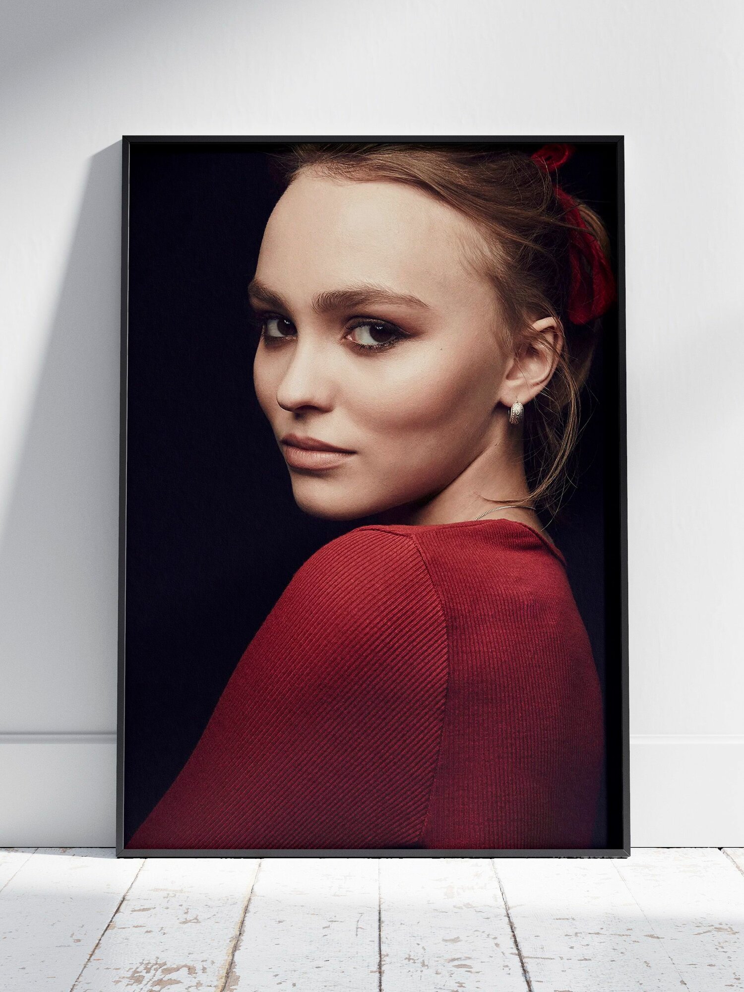 Плакат на стену для интерьера Лили Роуз Депп (Lily Rose Depp 21) - Постер по модели, бренду и моде формата A4 (21x30 см)