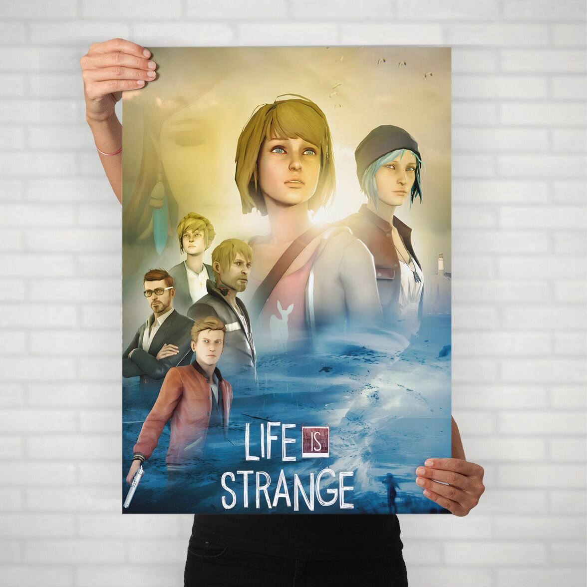Плакат на стену для интерьера Лайф из Стрендж (Общее 4) - Постер по игре Life is Strange формата А1 (60x84 см)