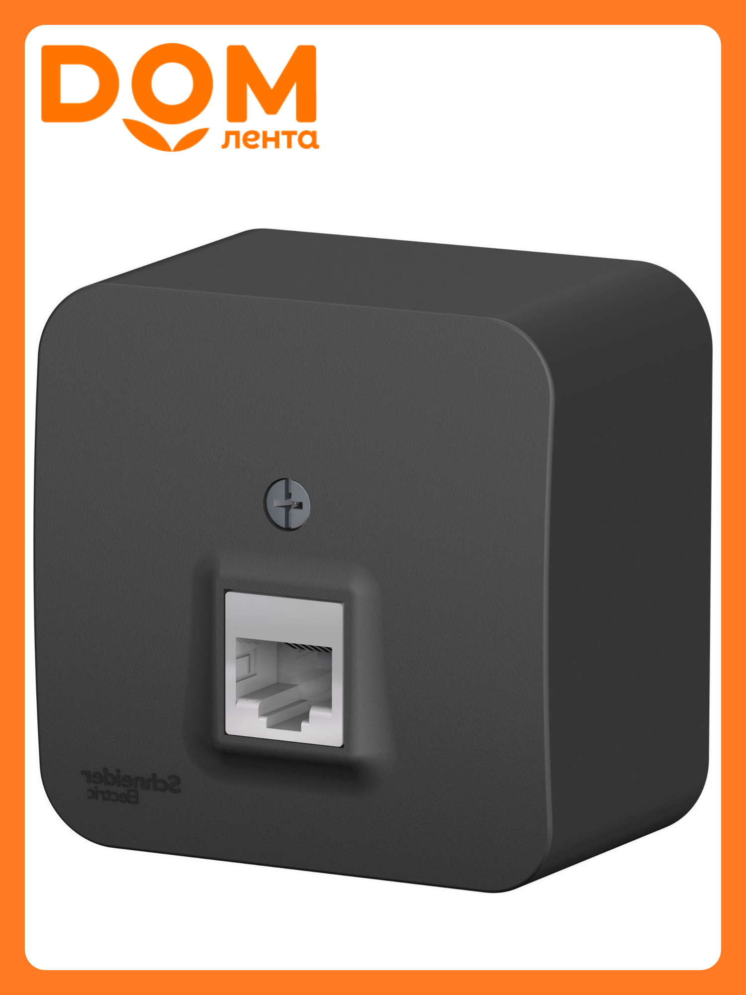 Розетка Schneider Electric Blanca Sedna BLNIA011006, черная, скрытая и открытая установка