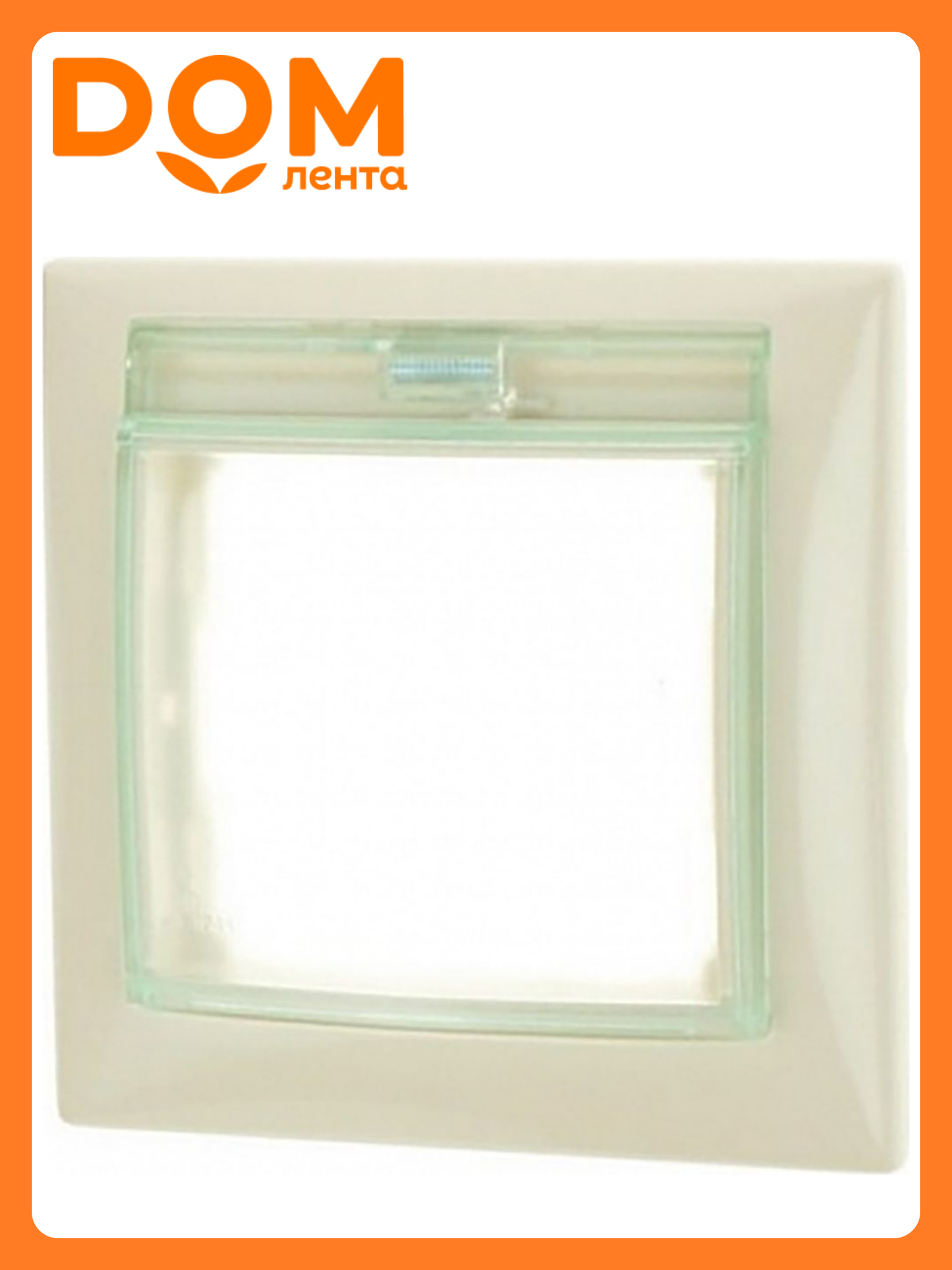 Рамка Legrand Valena classic, 1 пост, IP44, бежевая, скрытый монтаж, ABS пластик, защита от перенапряжения