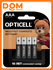 Элемент питания Opticell Basic AAA, алкалиновый, 4шт, черный, блистер