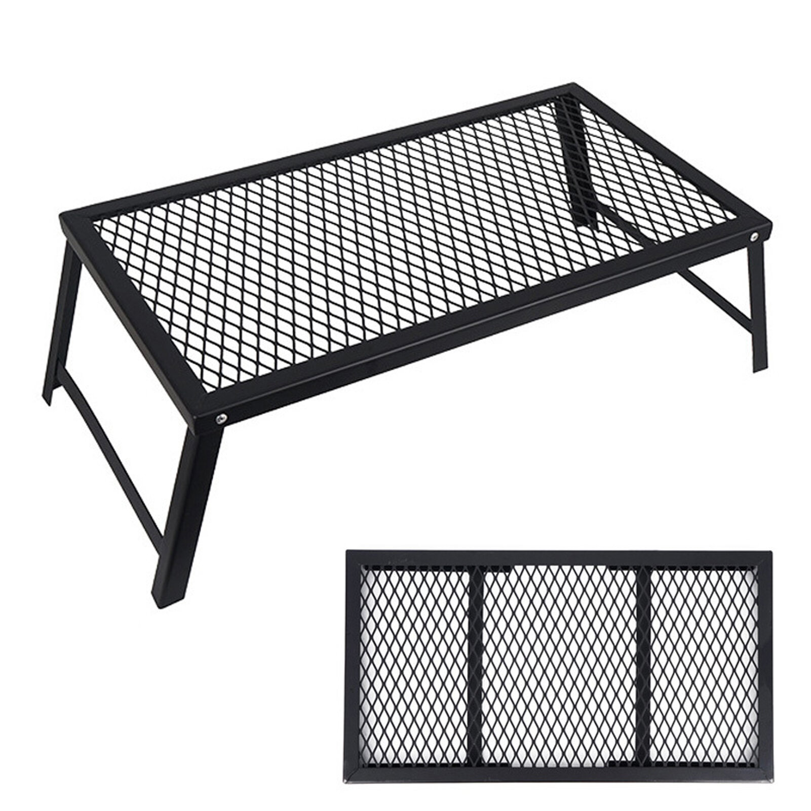 Стол для барбекю Campleader Net Folding Camping Table Portable Waterproof Camping Net Table, материал: железо, цвет: черный, размер изделия: 550 * 330 * 190мм / 21.6 * 13.0 * 7.5дюйма, вес изделия: 1400г / 3.1фунта, размер упаковки: 560 * 310 * 40мм /