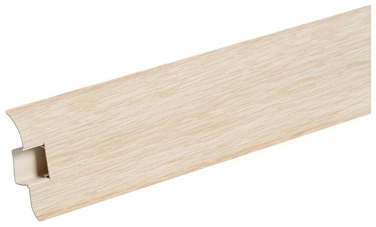 Плинтус ПВХ Идеал Комфорт 55 мм Клён вермонт 262, 1 шт.