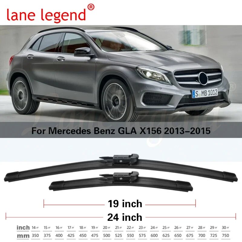 Передние щетки стеклоочистителя для Mercedes Benz GLA Class X156 2013-2015 лобовое стекло 24 "+ 19" 2013 2014 2015