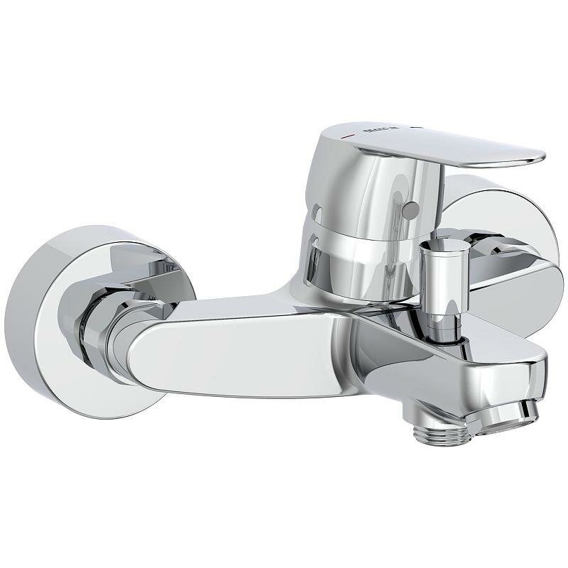 Смеситель для ванны Roca Alfa 5A0D25C0M хром, рычажное управление, латунь