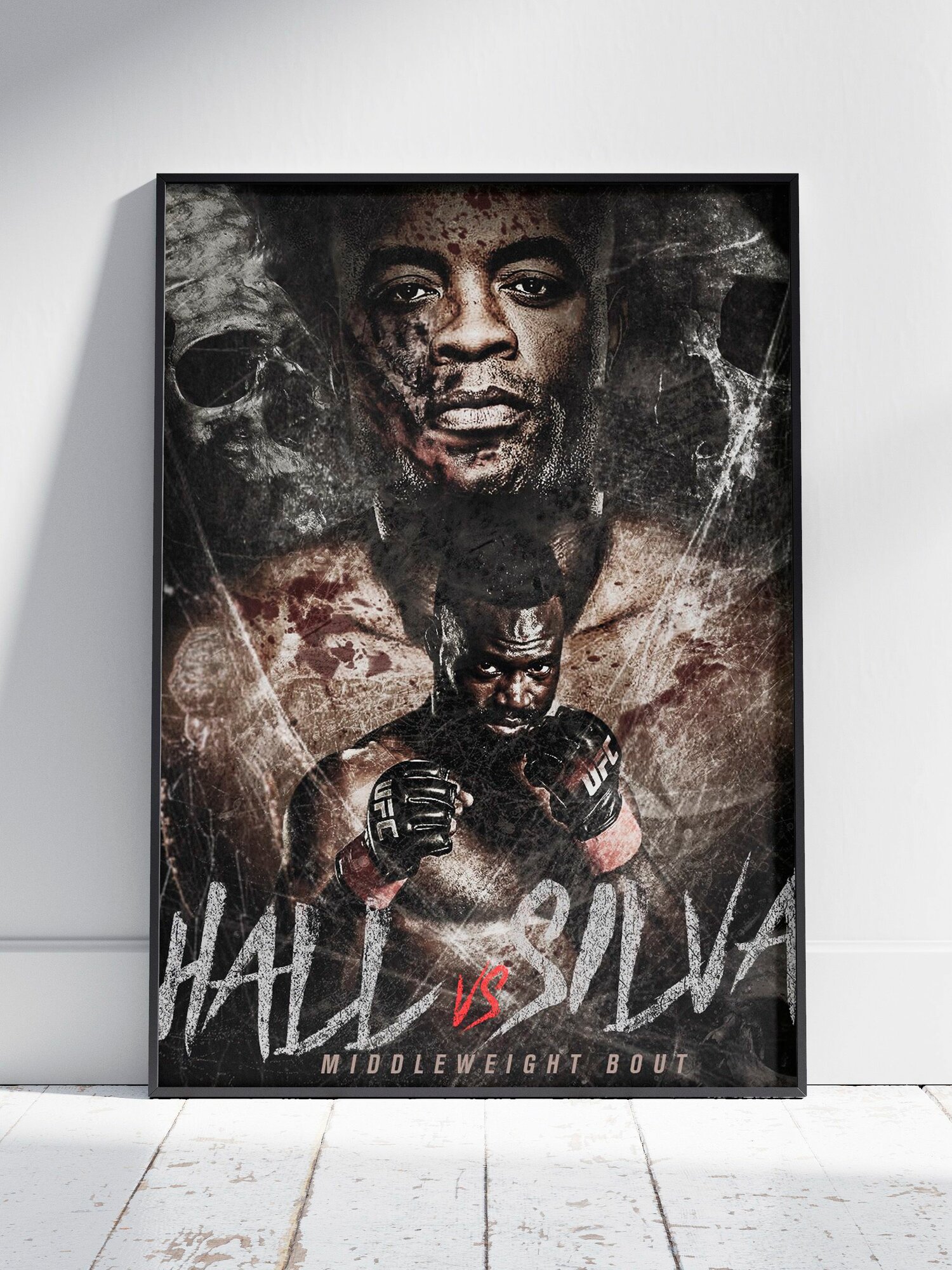 Плакат на стену для интерьера Легенды ЮФС и ММА (Силва Андерсон - Anderson Silva 2) - Постер по спорту и физической активности формата A3 (30x42 см)