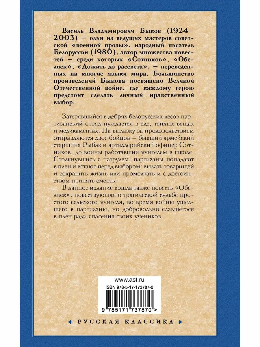 Сотников. Обелиск — фото 1