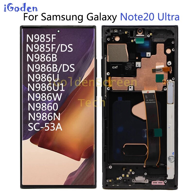 OLED Black Frame 6.78" для Samsung Galaxy Note 20 Ultra