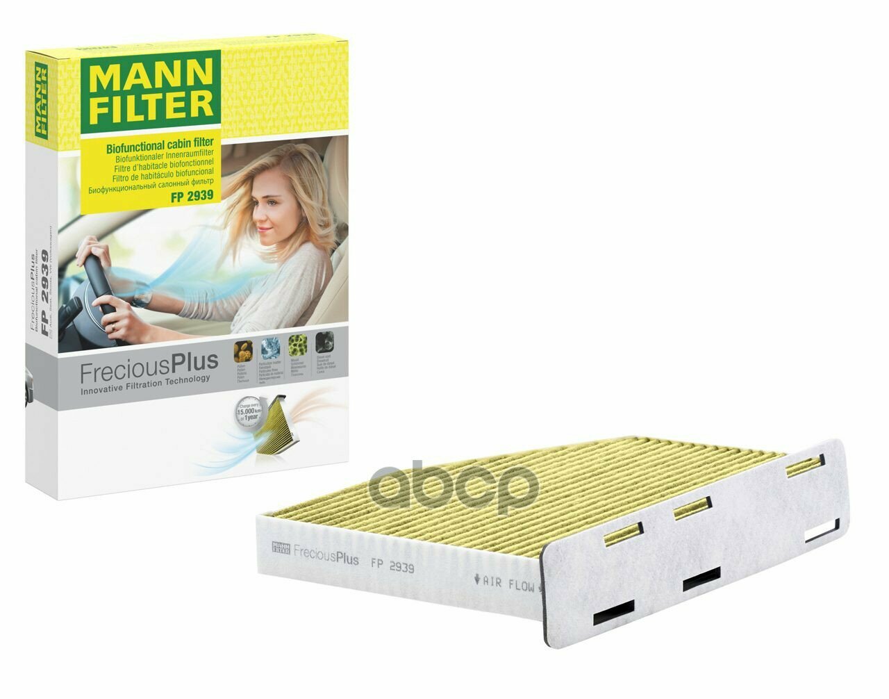 Фильтр салонный FP2939 MANN-FILTER арт. FP2939