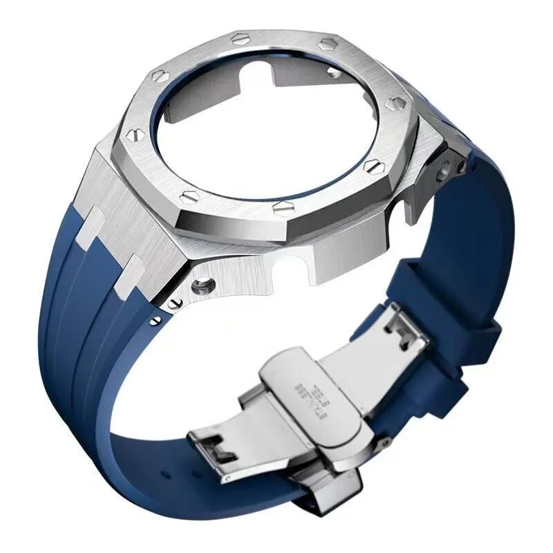 Gen4 Комплект модификации для Casio GA2100 GAB2100, Каучуковый ремешок + рамка ободка корпуса для GA2110