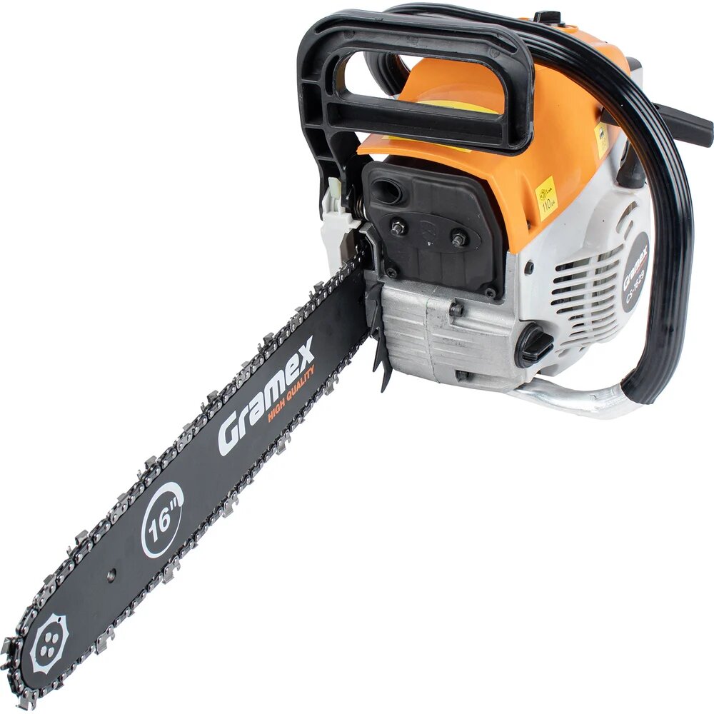 Пила бензиновая цепная Gramex CS-1629 2,2кВт/2,9л. с, шина 16", 40 см; 0,325; 1,3мм-64зв (1/2) 98045