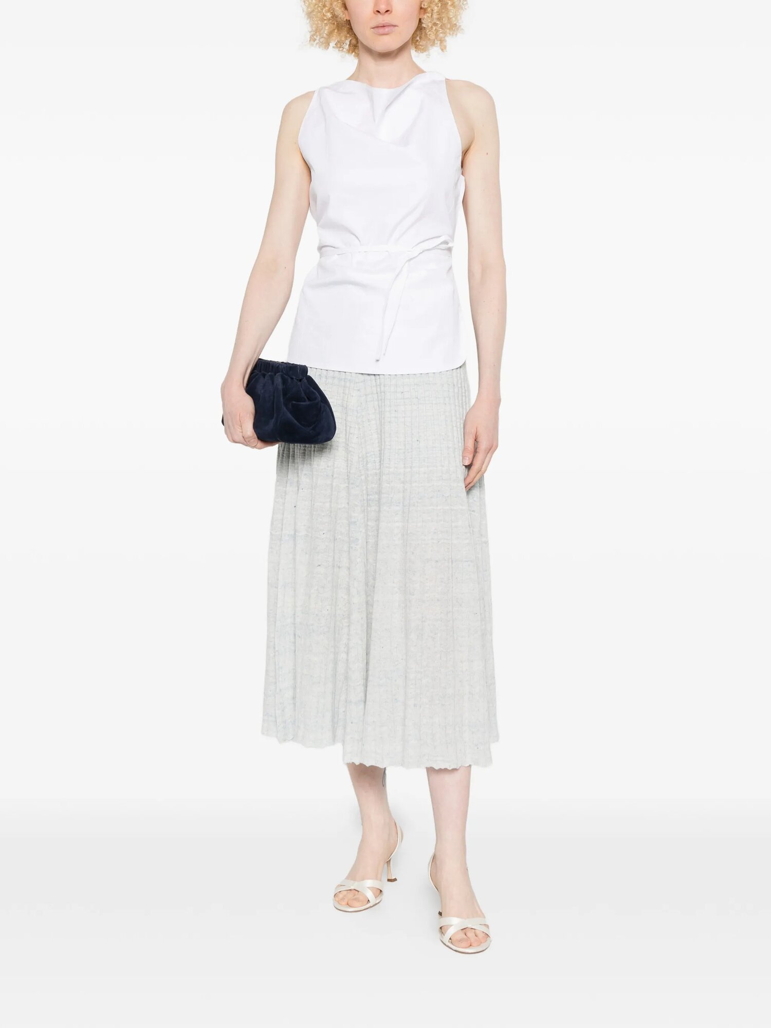 Юбка FEDELI Ribbed midi skirt, размер 44 — фото 1