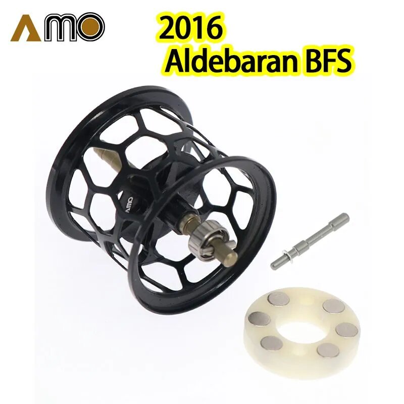 Катушка для рыбалки AMO DIY MICRO CAST, легкая, 2016 года, Aldebaran BFS, включая тормоз.