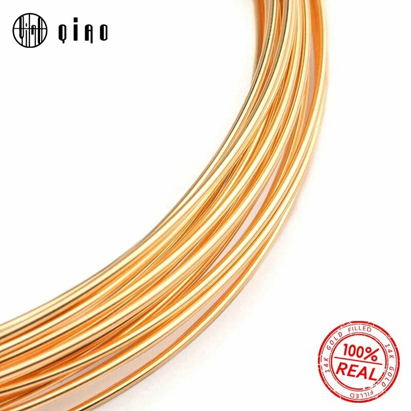 Золотая проволока QIAO 14к, 0.25mm, 1 метр