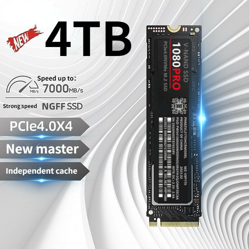 В наличии: трансграничный бестселлер M2 2280 PCIe 4.0 SSD, высокоскоростной твердотельный накопитель 1080PRO 4 ТБ