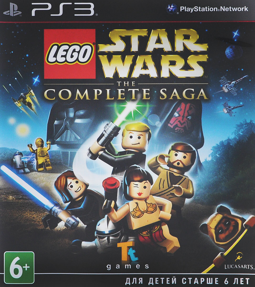 Игра по мотиву LEGO Star Wars: The Complete Saga. Издание на диске. Английская версия на ps3.