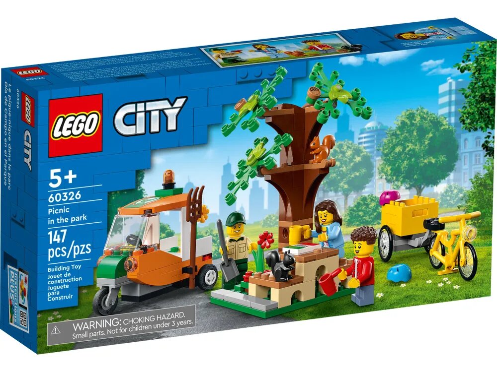 Лего City серия, LEGO 60326 Пикник в парке, lego конструктор для мальчика, лего для девочек
