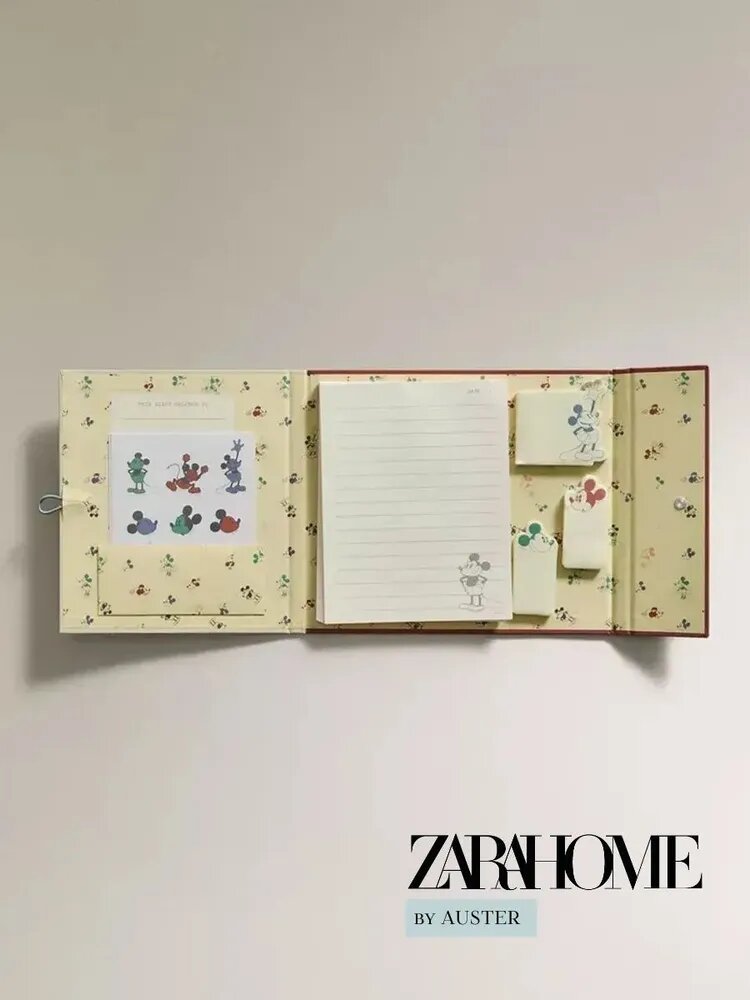 Детский блокнот ZARA HOME MICKEY & MINNIE DISNEY DIARY, А5, 48 листов, в клетку, для девочек и мальчиков — фото 1