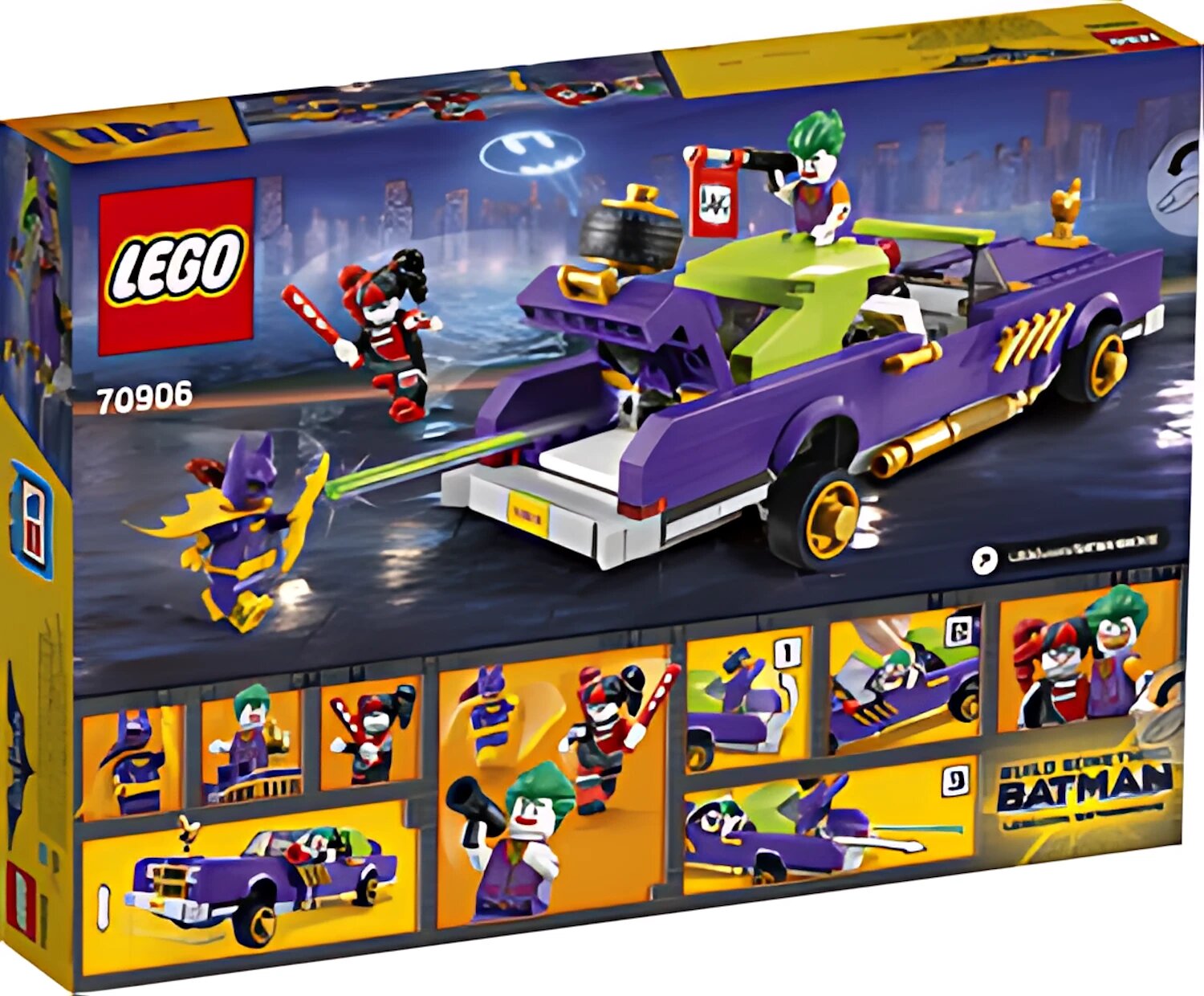 Конструктор LEGO The Batman Movie 70906 Пресловутый лоурайдер Джокера