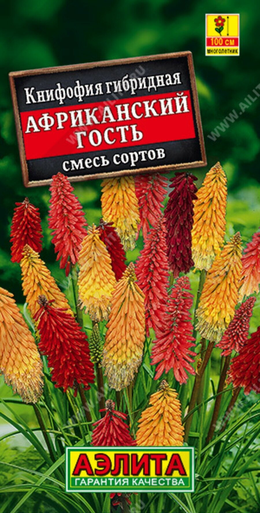 Семена Книфофия Африканский гость смесь сортов (30 семян), Агрофирма Аэлита