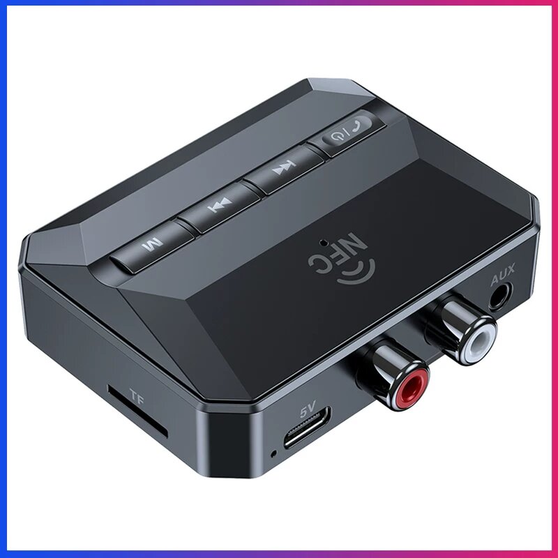 Bluetooth-приемник 5,3, автомобильный аудиоадаптер, поддержка USB-флеш-накопителя, TF-карта, старый усилитель мощности,