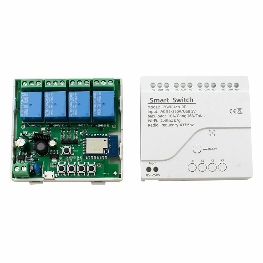 Модуль Wi-Fi реле для управления дверью и воротами, - AC85 250V