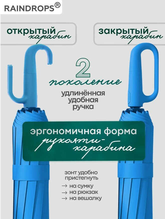 Смарт-зонт , blue — фото 1