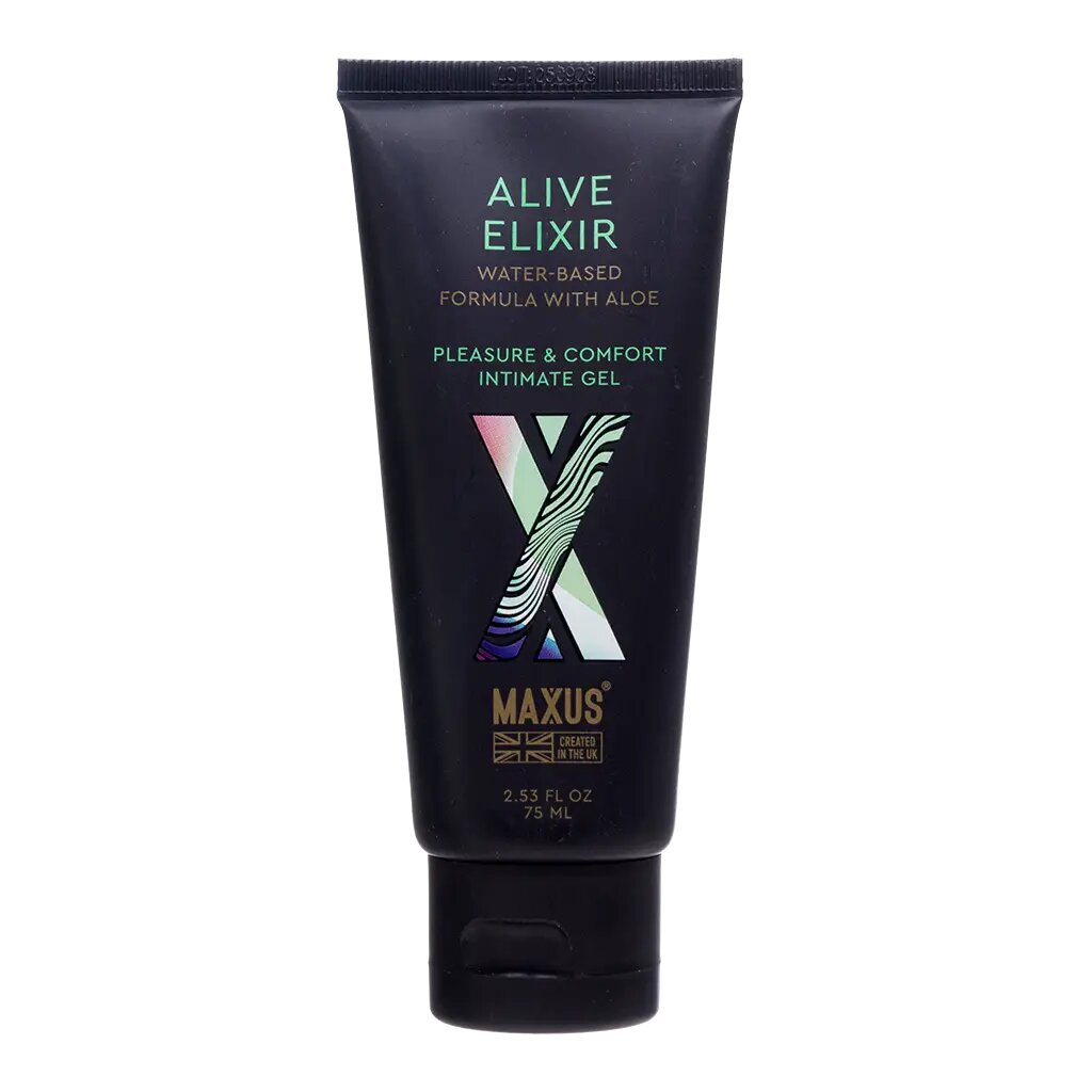 MAXUS Интимный гель Живительный Эликсир/Alive Elixir на водной основе Алоэ 75 мл 1 шт