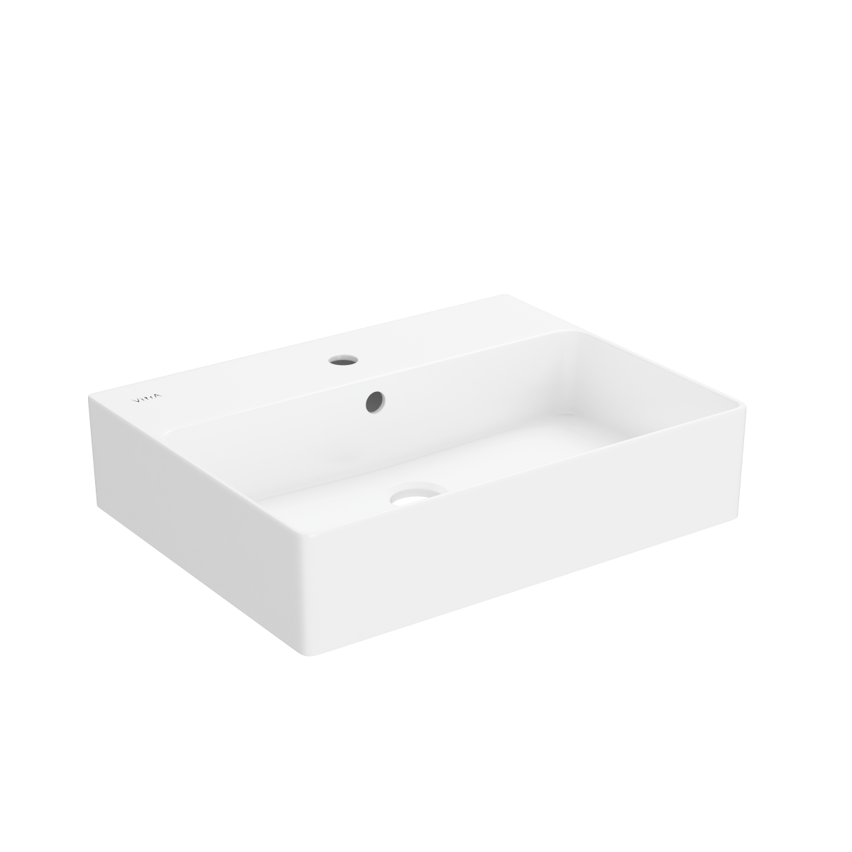 Раковина накладная Vitra M20 52 8313B003-0001 белая, фарфор, с переливом