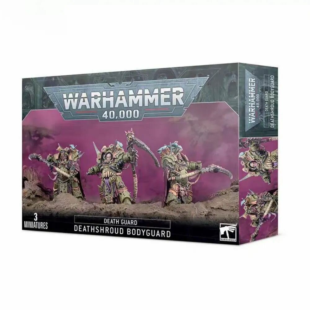 Warhammer 40000 -DEATH GUARD : DEATHSHROUD BODYGUARD- миниатюры