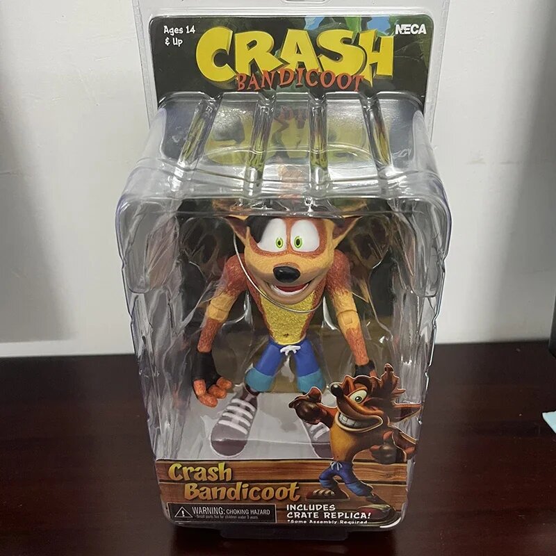Фигурка Crash Bandicoot NECA с коробкой