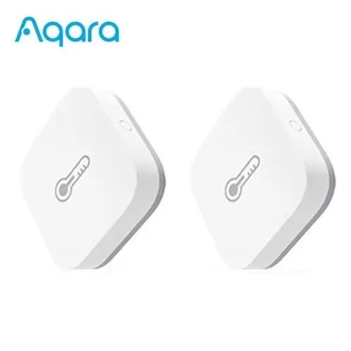 Датчик температуры и влажности Aqara Zigbee, умный датчик атмосферного давления, умный контроль окружающей среды, умный дом для Xiaomi Mi Home, приложение Homekit - 2 штуки