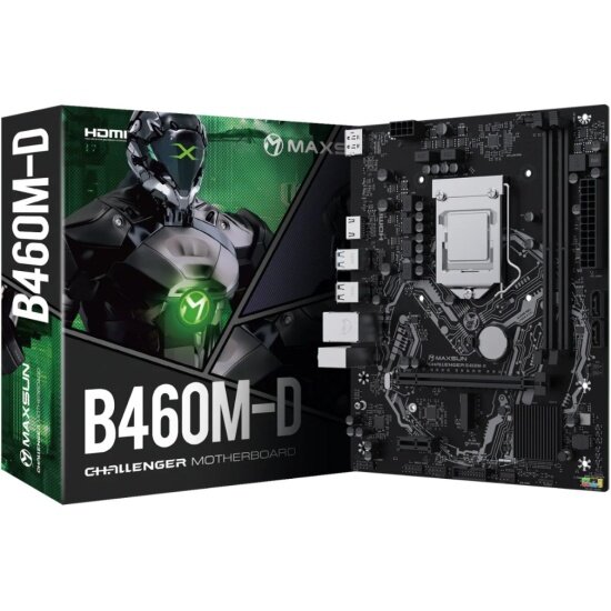Материнская плата Maxsun MS-Challenger B460M-D (LGA1200, mATX)