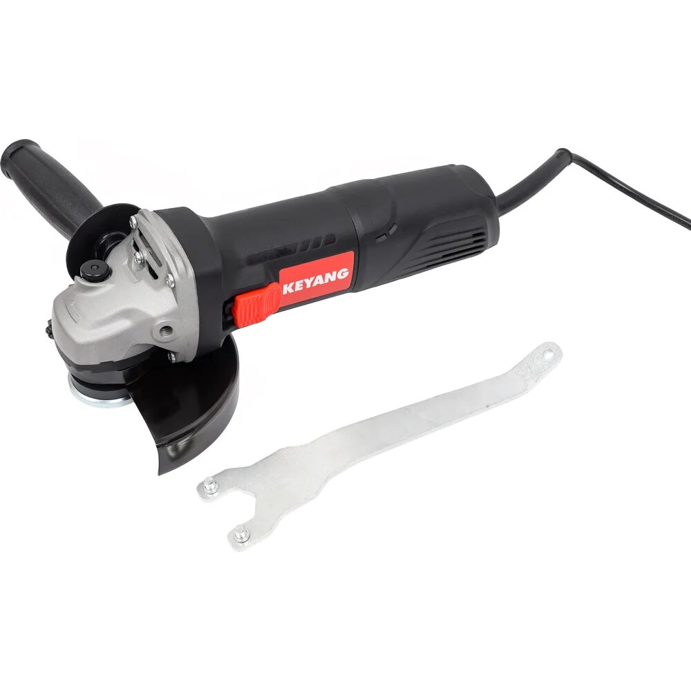Шлифмашина KEYANG DG125A-750SC, 750 Вт, 125мм, вес 1.8 кг, защитный кожух и боковая рукоять