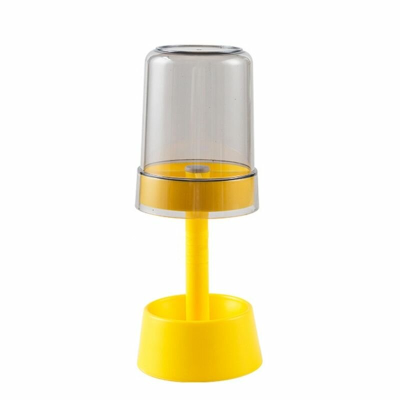 (1 шт.) Подстаканник для зубной щетки-желтый-Тип настольной лампы