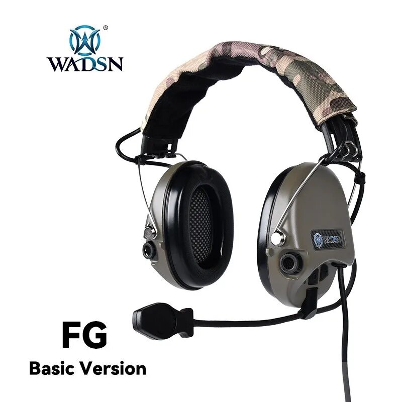 WADSN FG тактические наушники-гарнитура Sordin